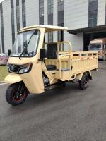 Quality Gasoline X2 Cargo Tricycle Three Wheeler Semi Cabin 200cc Water Cooled Full for sale