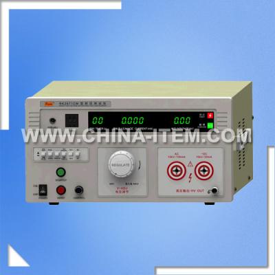 China AC 0~5kv 0-2/20/100mA / DC 0~10kv 0-2/20mA Hipot Tester for sale