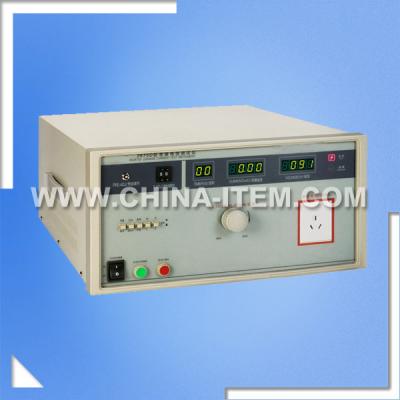 China LX-2675D 3KVA Leakage Current Tester for Household Appliances Leakage Current Testing for sale