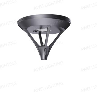 China 12.8V 36AH Battery Die-cast Aluminum Solar Courtyard Light With Push Button Switch Used In Parks. for sale