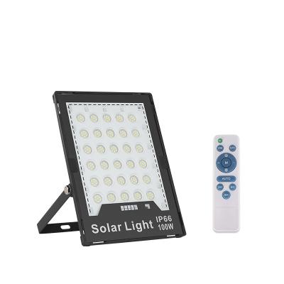 China 4-6 Hours Charging Time Remote Control 100w-400w SOLAR LED Flood Lights Used In Public And Garden for sale