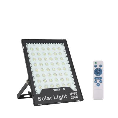 China 4-6 Hours Charging Time Remote Control 100w-400w SOLAR LED Flood Lights Used In Public And Garden for sale
