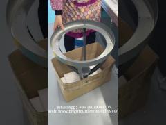 The new solar garden lights are being assembled and are ready for shipment.