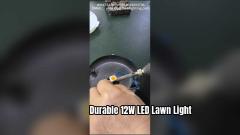 12W Led Lawn Light With Die-casting Aluminum Housing Used In Parks And Roads.