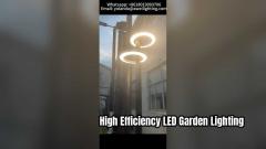 30W-60W IP66 IK10 Double-head Led Garden Light With 160lm/w Used In Streets.