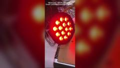 80W RGW Led Flood Light With Color And Power Switch Used In Parks.