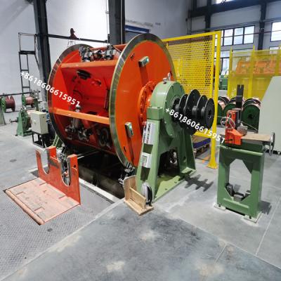 Cina Cabestano rigido nudo 6b - 36b della ruota doppia della macchina di incaglio del cavo Cu/di Al che incaglia gabbia in vendita