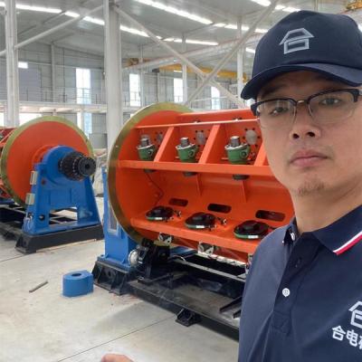 China Sgs Draad die Stijve Vastlopende Machine voor Sector/Ronde Leider verdraaien Te koop