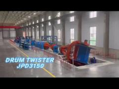 High-Standard Drum Twister Machine for Stranding and Wrapping of Large Cross-Section Power Cables