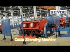 ground shaft high speed rigid strander machine with individual motor driven