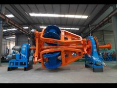 Ø2240mm Centrum Roterende Pay-off Bobbin Grootte PN2000-PN2240 Drum Twister Machine met 22KW motorvermogen en 50r/min Rotatiesnelheid