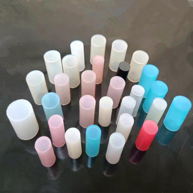 Silicone cap close-up detail