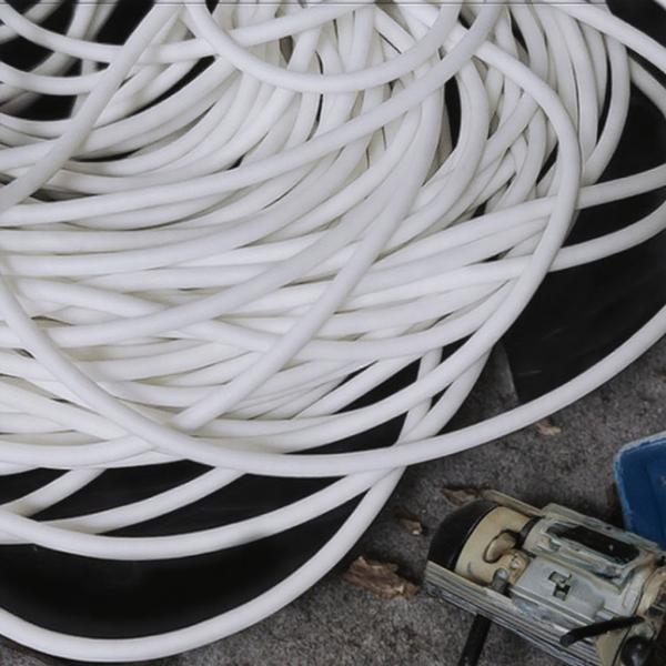 Quality Compression-resistant Silicone Foam Strips Highly Resilient and Reusable for Shock-absorbing Sealing in White for sale