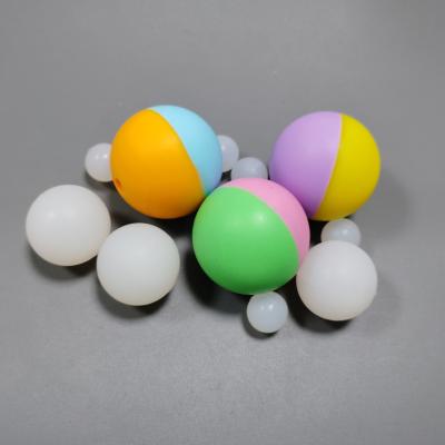 China Pet Play Essential Solid Silicone Balls Elasticity Included Size 2mm 22mm Moulding Service Offered for sale