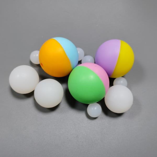 Quality Wear Resistant Silicone Bouncing Ball 40mm for Aggregate Screening for sale
