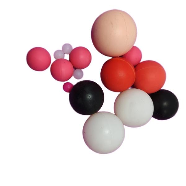 Quality Wear Resistant Silicone Bouncing Ball 40mm for Aggregate Screening for sale