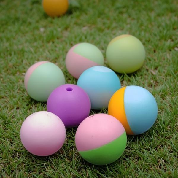 Quality High Elasticity Silicone Bouncing Ball for Mining Screens High Temperature Heat for sale