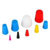 Quality Silicone Rubber Tapered Plug Stoppers 450 PCS for High Temp Powder Coating for sale