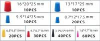 China Multi-function Stopper Plug Customizable Various Sizes NBR EPDM Silicone Rubber End Caps Cover Cap Cutting Processing Service for sale