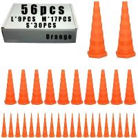 China Customer Size Custom Food Grade Solid Stopper Multi Specification Conical Silicone Rubber Plug Suitable for Various Uses for sale
