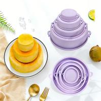 Quality Stocked Silicone Round Cake Mold 4 6 8 10 Inch Multiuse Nonstick Heat Resistant for sale