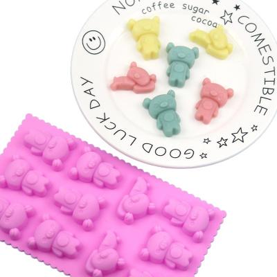 China Hand Wash Only Silicone Koala Bear Shape 1 Piece Cake Chocolate Mold Perfect for Baking Chocolates for sale