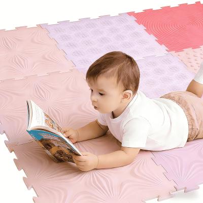 China Reusable Adjustable Silicone Sensory Mat Set Custom Logo BPA-Free Toddler Training Playmat for sale
