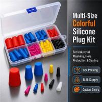 Quality Silicone Tapered Masking Plugs for Powder Coating and Painting for sale