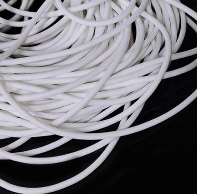 China Spot High Temperature Silicone Foam Strip Sponge Strip Waterproof Anti-slip White Foam Sealing Strip for sale