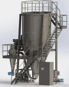 China Chemical Industrial Spray Dryer Machine for  Deflocculant agent  SS304 SS3016S for sale