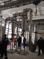 China SUS304  spin flash dryer with gas heating source for drying fermented ripeseed and soybean for sale