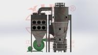 China 0.2mpa Ss304 Fluid Bed Dryer Machine With Steam Heating System for sale