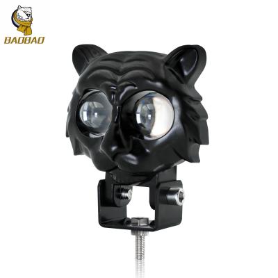 Cina Tigre nero stampato Bianco giallo lampadina lampadina moto LED Far luce esterna in vendita