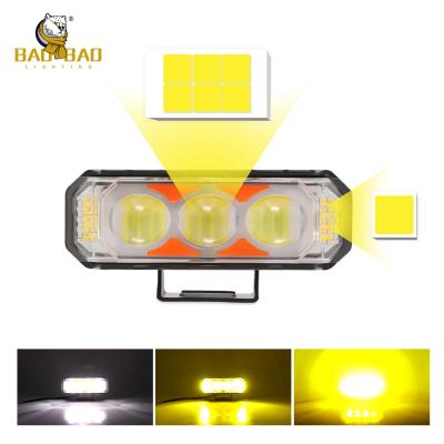 Cina Stile rettangolare Giallo Blu Rosso Bianco Alta luminosità Motociclo Spotlight in vendita