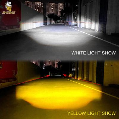 China Black Case Flashing Light Motorcycle Universal LED High Brightness Headlight for sale
