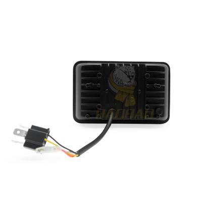 Cina 5 pollici di plastica rosso blu flash 12V universale motore faro in vendita