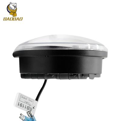 Cina Harley 5.75 Inch Bianco Giallo Cerchio Disponibile LED Bici Fancy Far in vendita