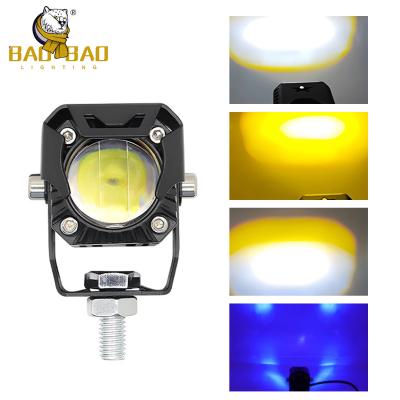China Square Style Red White Yellow Blue Flashing Universal Motorcycle LED Light for sale