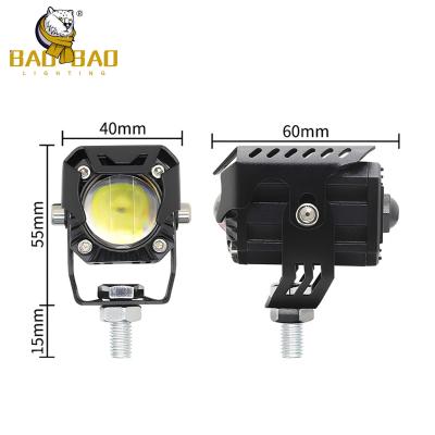 China Square Style Red White Yellow Blue Flashing Universal Motorcycle LED Light for sale