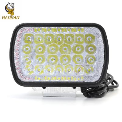 China Plastic 12V Blue Red Flash Universal Moto LED Headlight for sale