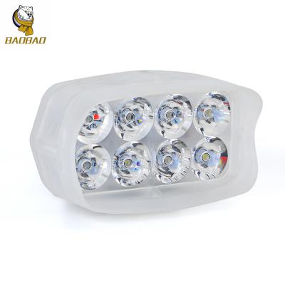 China 8 LED 12V Plastic White Casing Mutiple Color For Motorcycle LED Headlights for sale