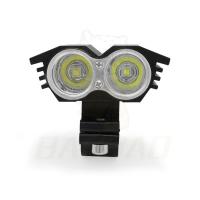 Quality Cartoon Design 2 LED 20W White Motorbike Auxiliary Lights Spotlight for sale