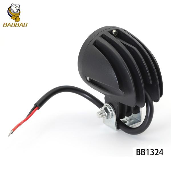 Quality 10W 80V Aluminum White Yellow Flash LED Lamp Motorcycle Spotlight for sale