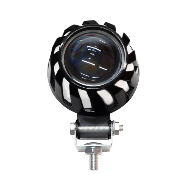 Quality 12W White Blue Red High Bright Motorcycle Headlight LED Work Light for sale