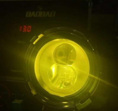 Cina Circolo stile 2 LED Bianco Giallo Patente esclusiva Motociclo Lampada a LED 3600lm 36W in vendita