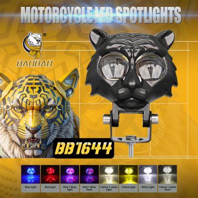 Cina Tigre nero stampato Bianco giallo lampadina lampadina moto LED Far luce esterna in vendita