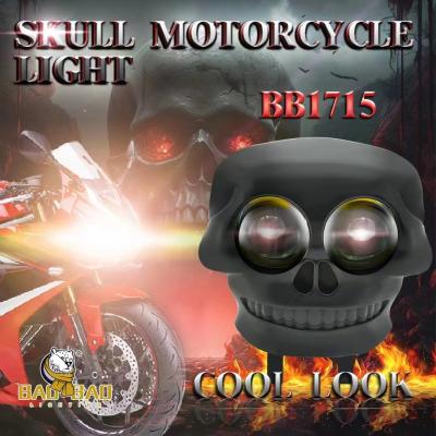 Cina Cranio Stile Giallo Bianco Colore Motocamera Spotlight Accessori di luce a LED in vendita