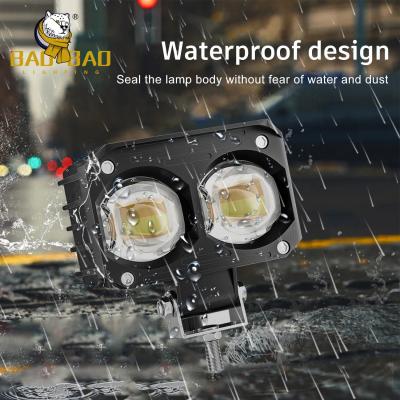 China 25W Aluminum White Yellow 80V Motorcycle Led Yellow Fog Light for sale