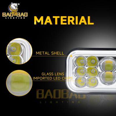 Cina 14 Perla Bianco Giallo Alluminio 80V Far luce LED Disponibili parti di bicicletta in vendita