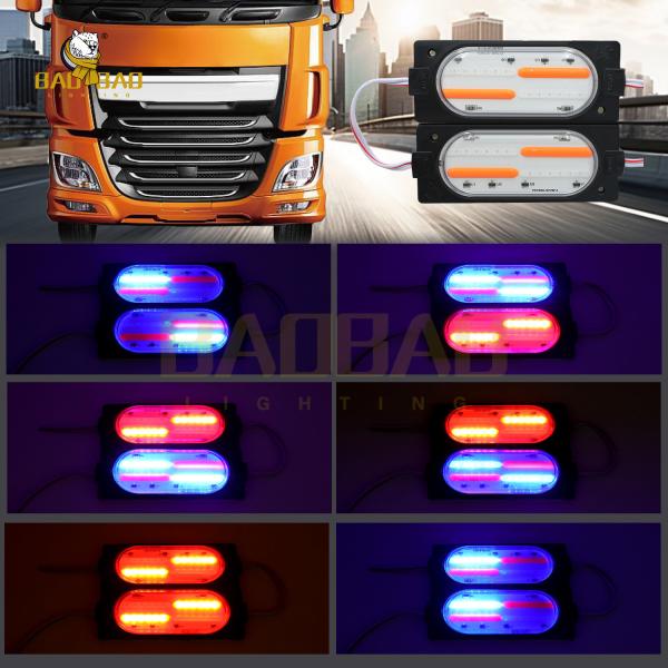 Quality Fancy Light 12V Red Blue Flash Vehicle LED Module Light Bar for sale